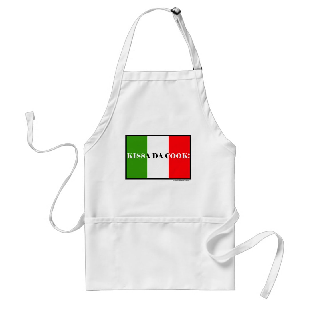 Funny Italian Chef Apron | Zazzle