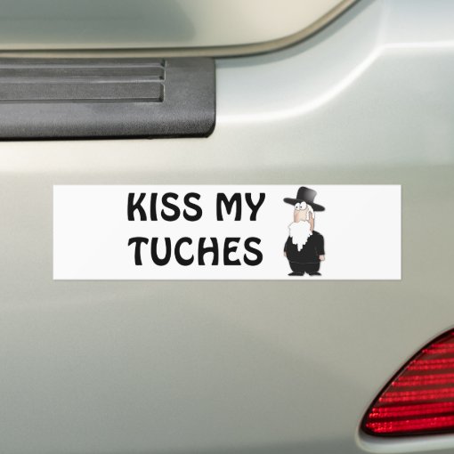 Funny Jewish rabbi - cool cartoon Bumper Sticker | Zazzle