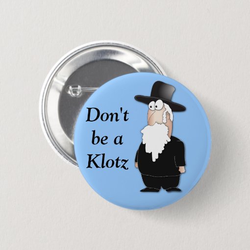 Funny Jewish rabbi - cool cartoon Button | Zazzle