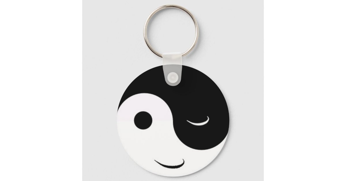Funny Jin Jang Keychain | Zazzle