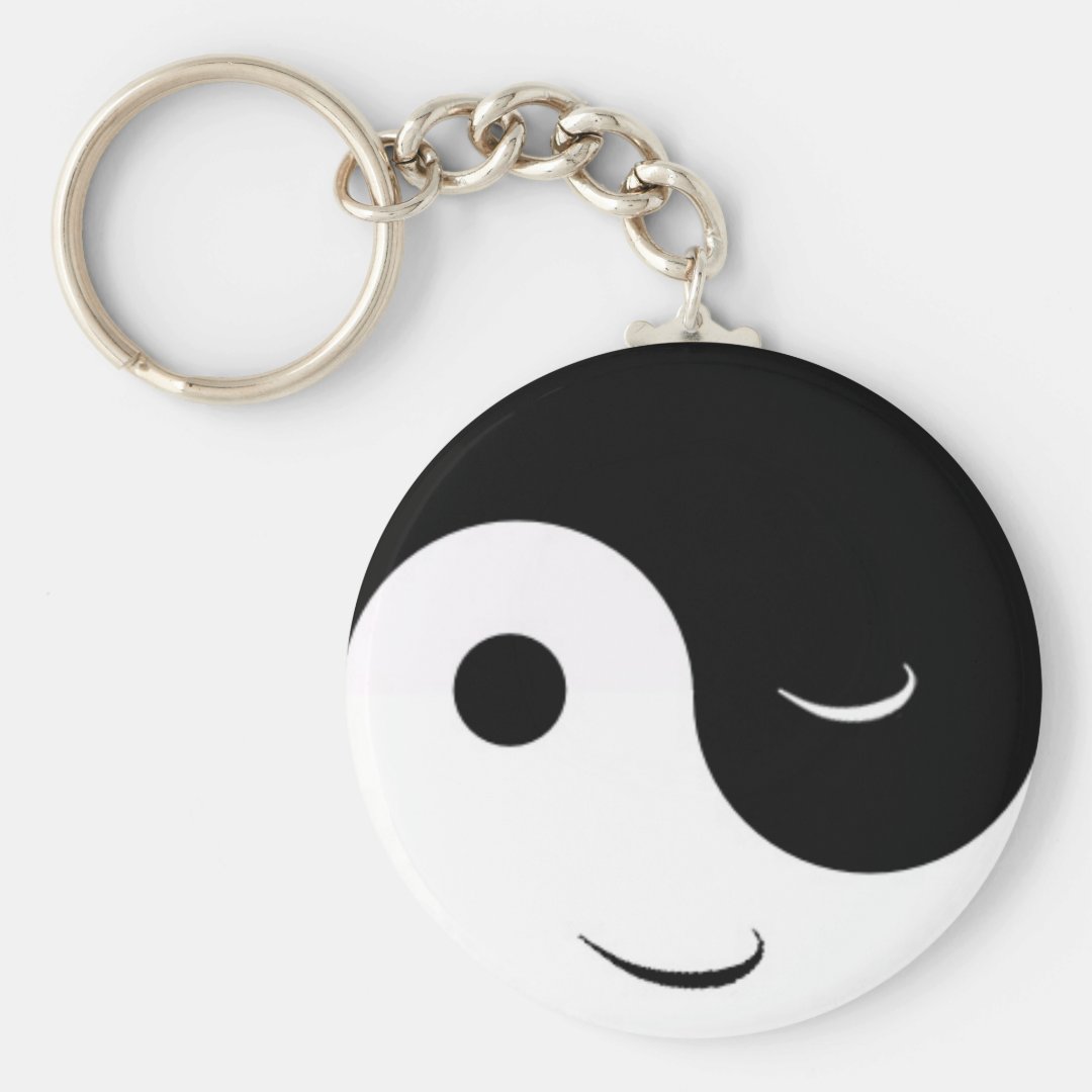 Funny Jin Jang Keychain | Zazzle