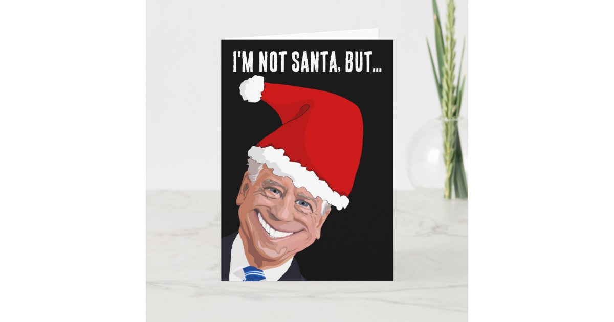 FUNNY JOE BIDEN LOVES KIDS CHRISTMAS CARDS | Zazzle