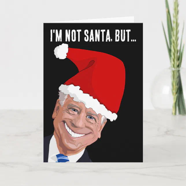 FUNNY JOE BIDEN LOVES KIDS CHRISTMAS CARDS | Zazzle