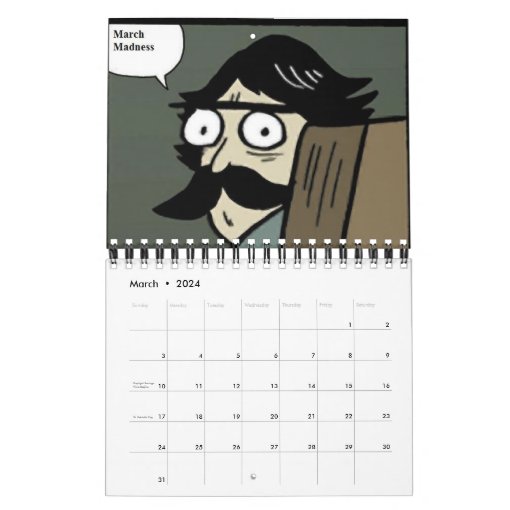Funny Junk Calander Calendar | Zazzle