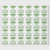 Funny Kale themed Saying Wrapping Paper | Zazzle