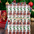 Funny kamala harris Custom Face photo Elf Xmas Wrapping Paper Sheets ...