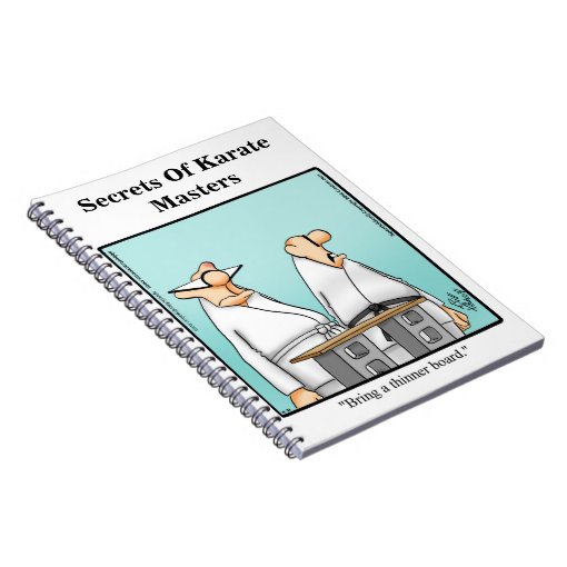 Funny Karate Humor Notebook | Zazzle