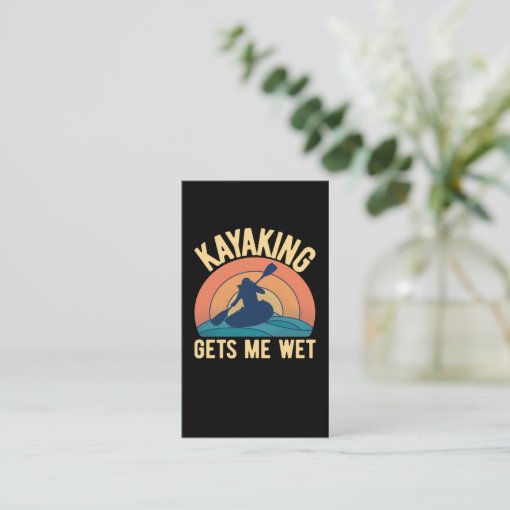 Funny Kayaking Humor Kayak Joke Business Card | Zazzle