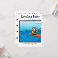 Funny Kayaking Party Invitations | Zazzle