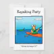 Funny Kayaking Party Invitations | Zazzle