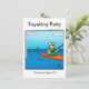Funny Kayaking Party Invitations | Zazzle