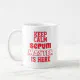 Funny keep calm Scrum Master is Here Coffee Mug | Zazzle