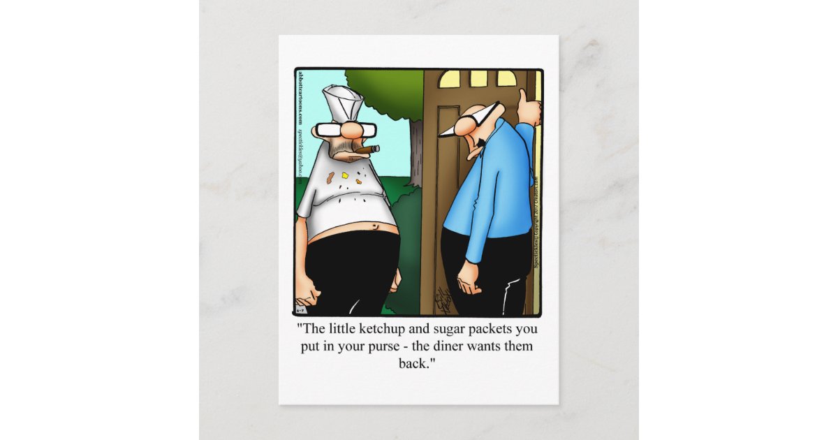 Funny Keeping In Touch Humor Postcard | Zazzle
