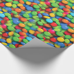 Funny Kids Candy Pattern Wrapping Paper | Zazzle