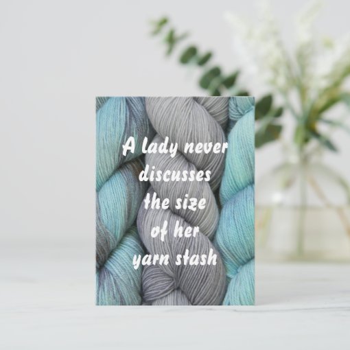 Funny Knitting Postcard | Zazzle
