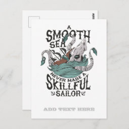 Funny Kraken Sailor Seaman Navy Octopus Monster Postcard | Zazzle