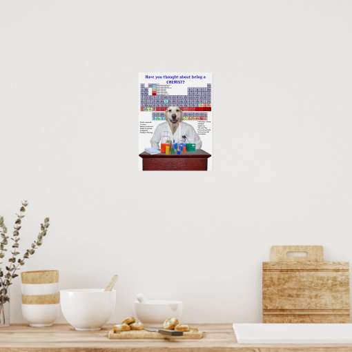 Funny Lab Chemistry Poster for Teachers | Zazzle
