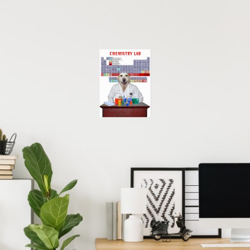 Funny Lab Chemistry Poster for Teachers | Zazzle