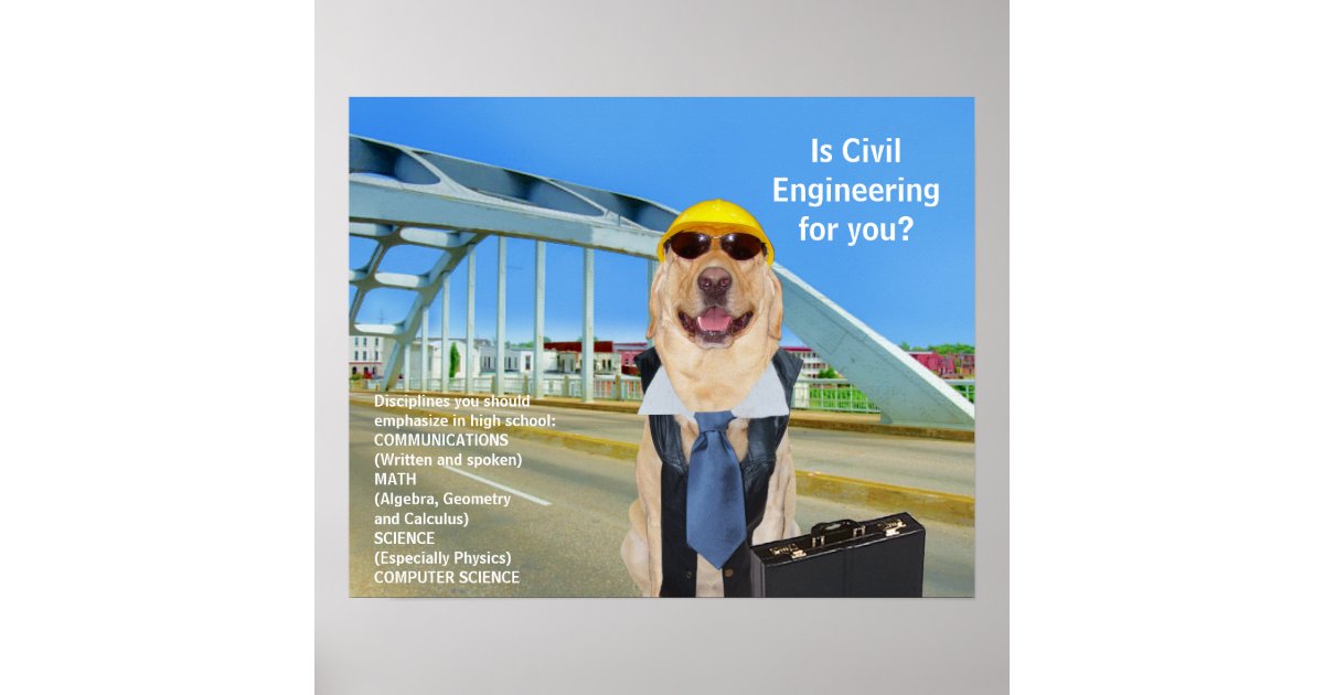 Funny Lab Science Engineering Poster | Zazzle