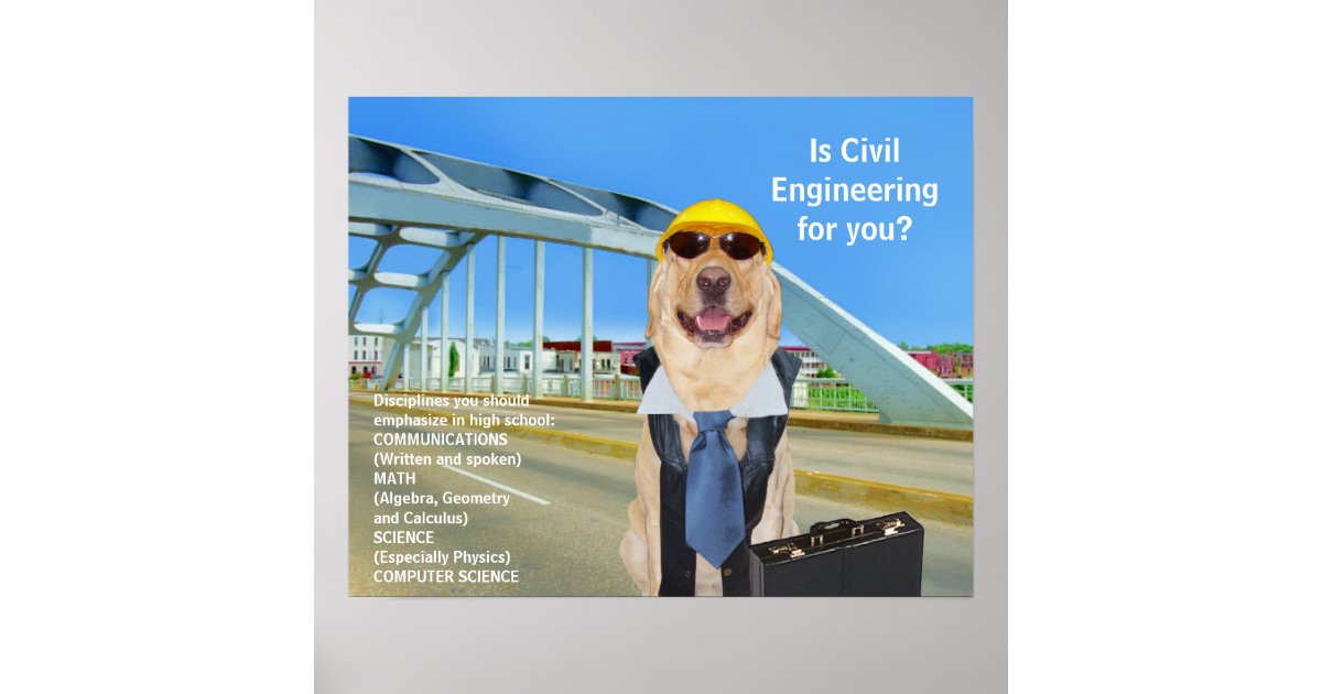 Funny Lab Science Engineering Poster | Zazzle