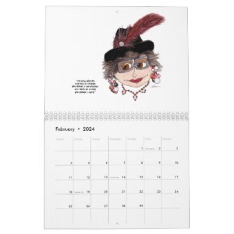 Funny Ladies Calendar | Zazzle