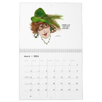 Funny Ladies Calendar | Zazzle