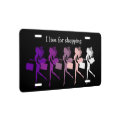 Funny Ladies Shopping Diva Car License Plate | Zazzle