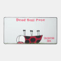Funny Ladybug Dead Bug Yoga Pose Desk Mat | Zazzle