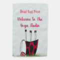 Funny Ladybug Dead Bug Yoga Pose Garden Flag | Zazzle