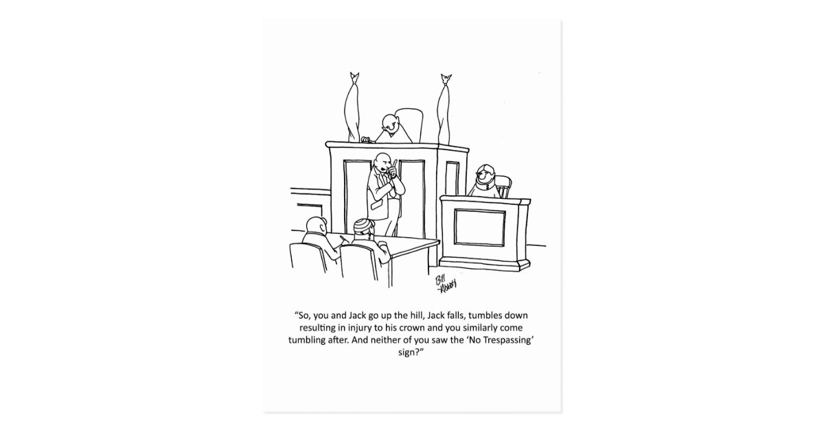 Funny Lawyer Humor Postcard | Zazzle.com