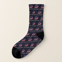 Funny Let's Go Brandon Biden Nascar Chant Socks | Zazzle