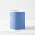 Funny Light Blue Spreadsheet Coffee Mug | Zazzle