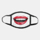 Funny Lips Open Mouth Face Mask | Zazzle