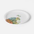 Funny Lizard Personalized Birthday Party Paper Plates | Zazzle