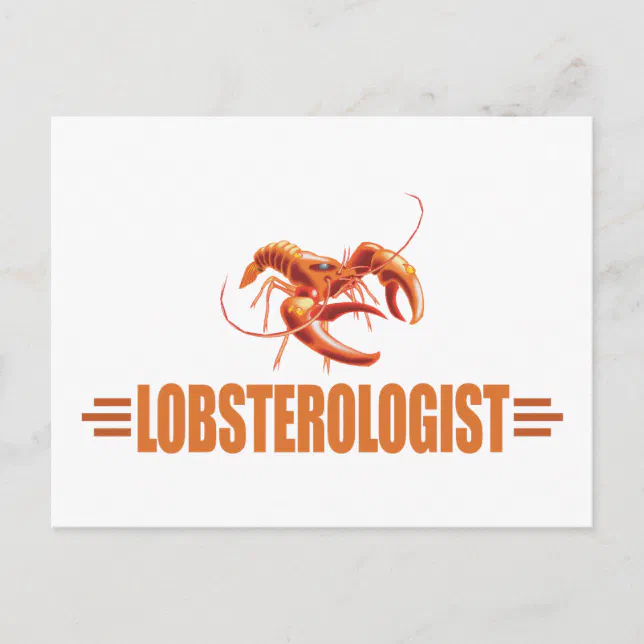 Funny Lobster Postcard | Zazzle
