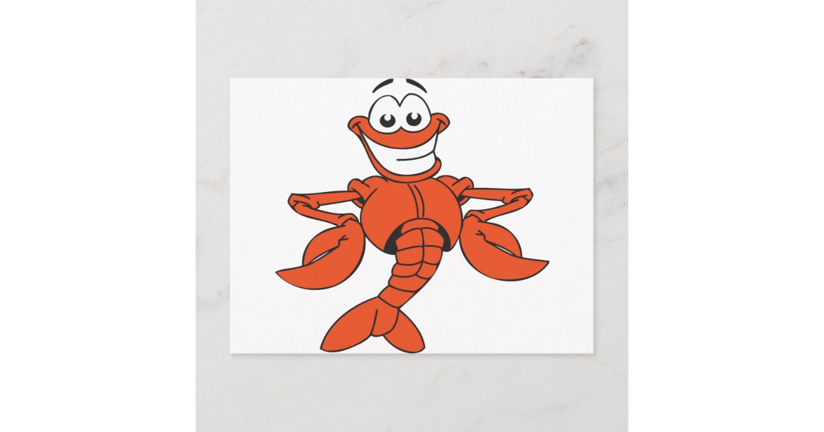 Funny Lobster Postcard | Zazzle
