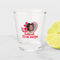 Funny Love Heart Photo Shot Glass | Zazzle