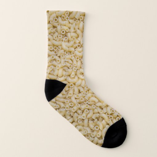 Funny Macaroni and Cheese Novelty Socks | Zazzle