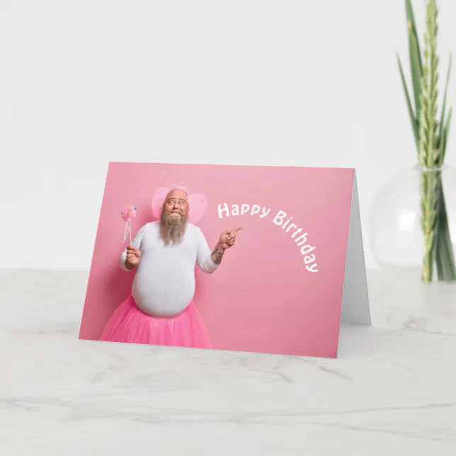 Funny Magical Wish Happy Birthday Greeting Card | Zazzle