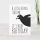 Funny magpie birthday card | Zazzle