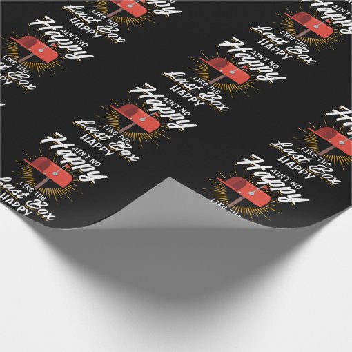 Funny Mail Carrier Postal Worker Mailman Wrapping Paper | Zazzle