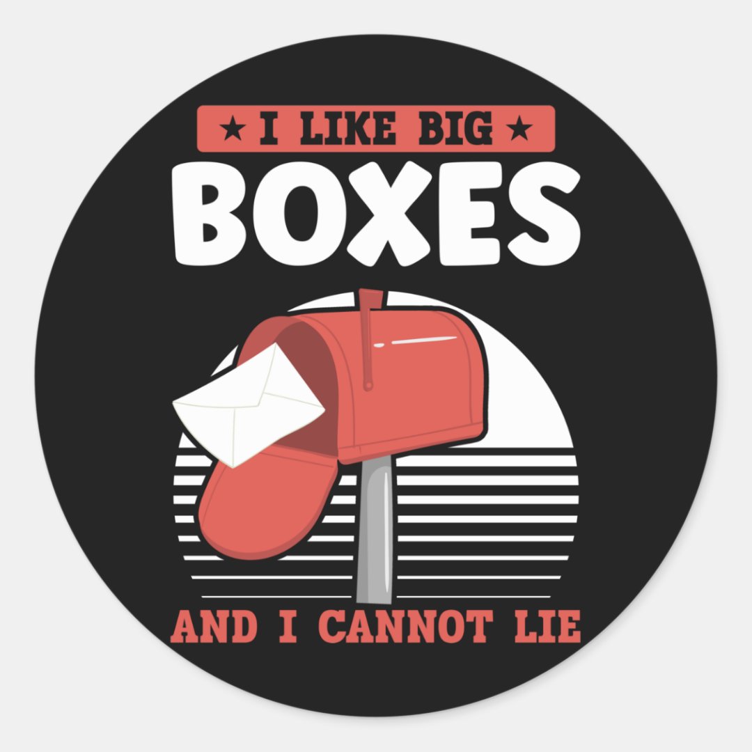 Funny Mailman Postal Worker Mail Carrier Classic Round Sticker | Zazzle