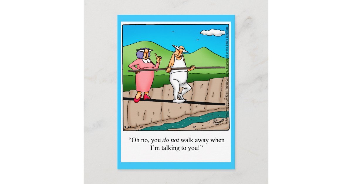 Funny Marriage Humor Postcard | Zazzle