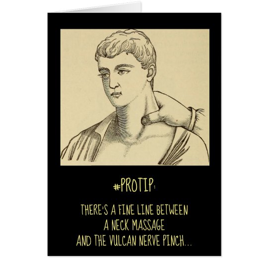 Funny Massage Therapy Neck Massage | Zazzle.com