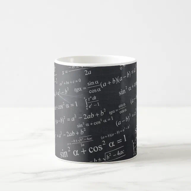 Funny Math Formula Chalkboard Geek Teacher Student Coffee Mug | Zazzle