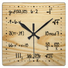 Wall Clock - Maths Pop Quiz Clock | Zazzle.com