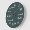 Funny Math Genius Geek Large Clock | Zazzle