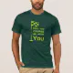 Funny May the Course be with you Golf Golfing T-Shirt | Zazzle