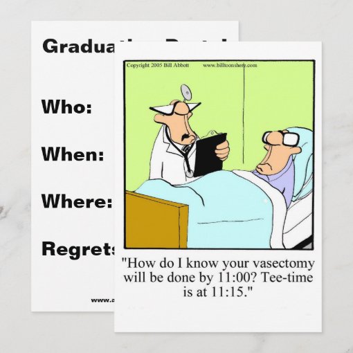 Funny Medical School Graduation Party Invitation | Zazzle