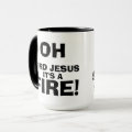 Funny Meme Quotes It's a FIRE! Mug | Zazzle